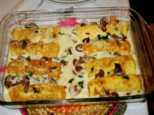 Canelons de truita amb peix i bolets | Recepta de cuina de Isabel Bravo ...