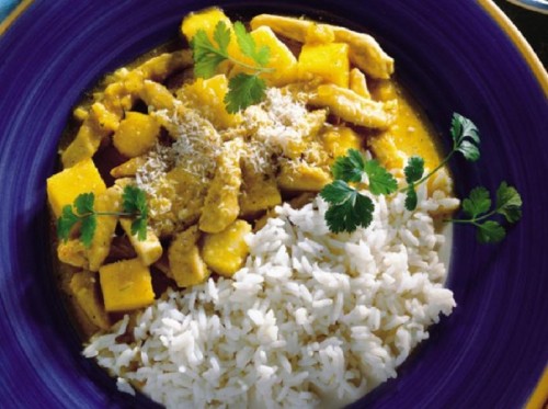 Gall dindi al curri i arros | Recepta de cuina de Joan Corminas ...