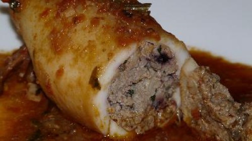 Calamars farcits | Recepta de cuina de Albert Vilas - RECEPTES.CAT