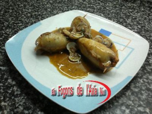 Calamars farcits de peix | Recepta de cuina de Els Fogons de lAvia Nuri ...