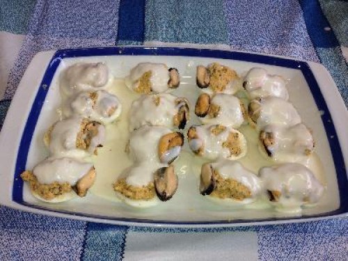 Ous amb beixamel i musclos | Recepta de cuina de Joan. R. Carbonell ...