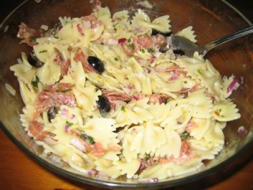 Amanida de pasta | Recepta de cuina de Misericòrdia LLurba - RECEPTES.CAT