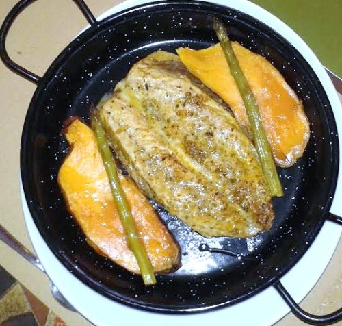 Verat marinat al forn amb moniato | Recepta de cuina de Jordi Garcia ...