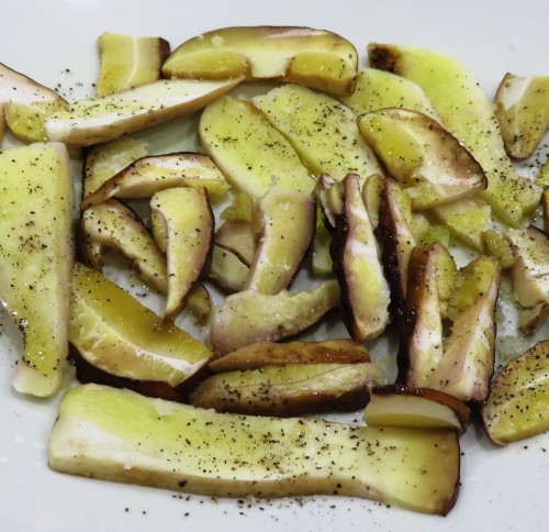 Carpaccio de ceps | Recepta de cuina de Jordi Garcia Miguel - RECEPTES.CAT